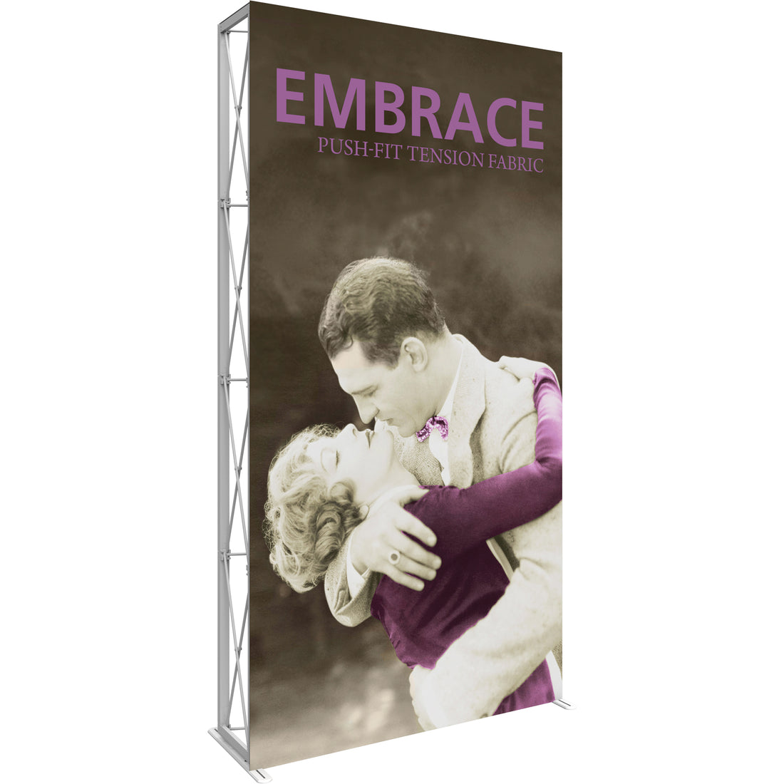 Embrace™ 5ft Extra Tall Push-Fit Tension Fabric Display – Epic Displays