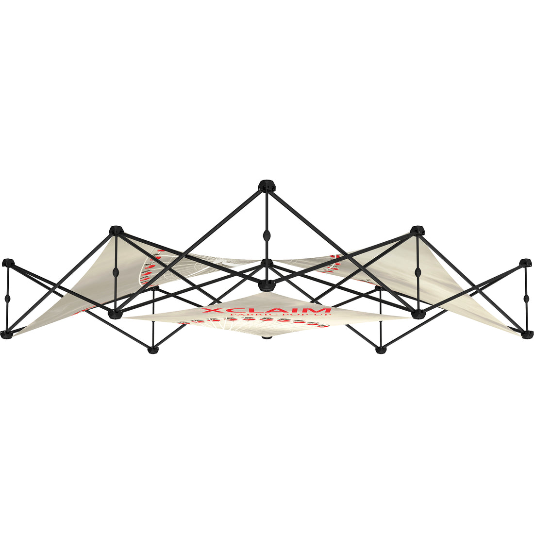 Xclaim™ Tabletop Pyramid Fabric Pop-Up Display • Kit 01 – Epic Displays
